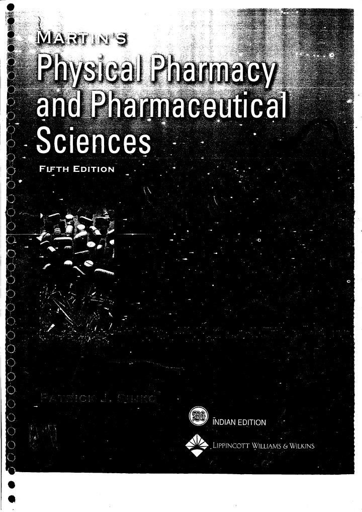 Martin's Physical Pharmacy and Pharmaceutical Science 5th Ed.