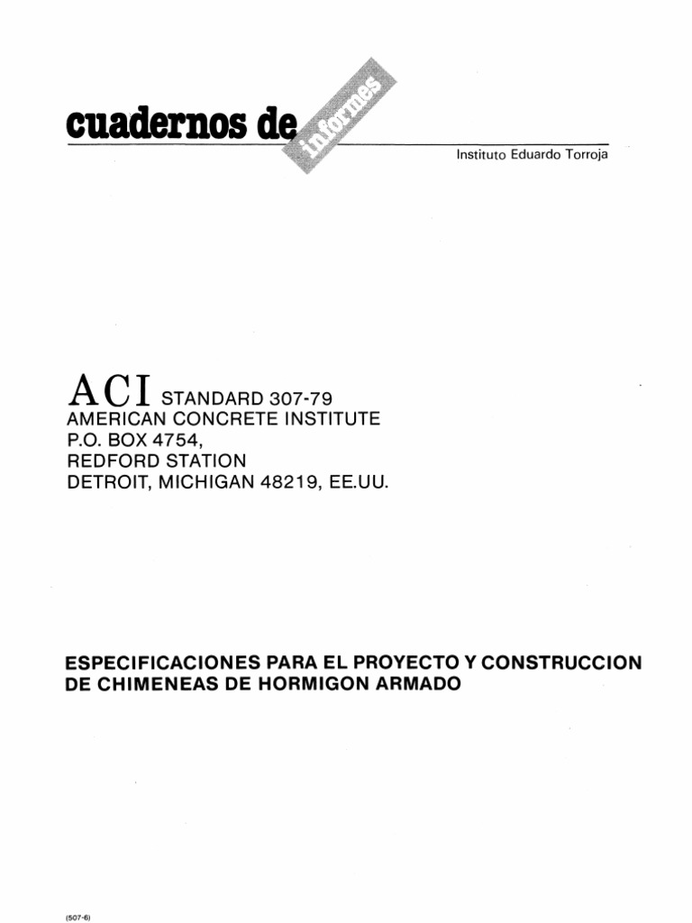 Aci 307 | PDF