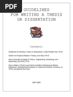 Chapterization | PDF | Methodology | Thesis