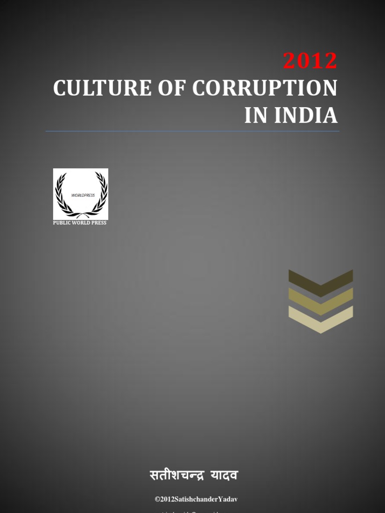 Culture of Corruption in India | PDF | Political Corruption | Corruption