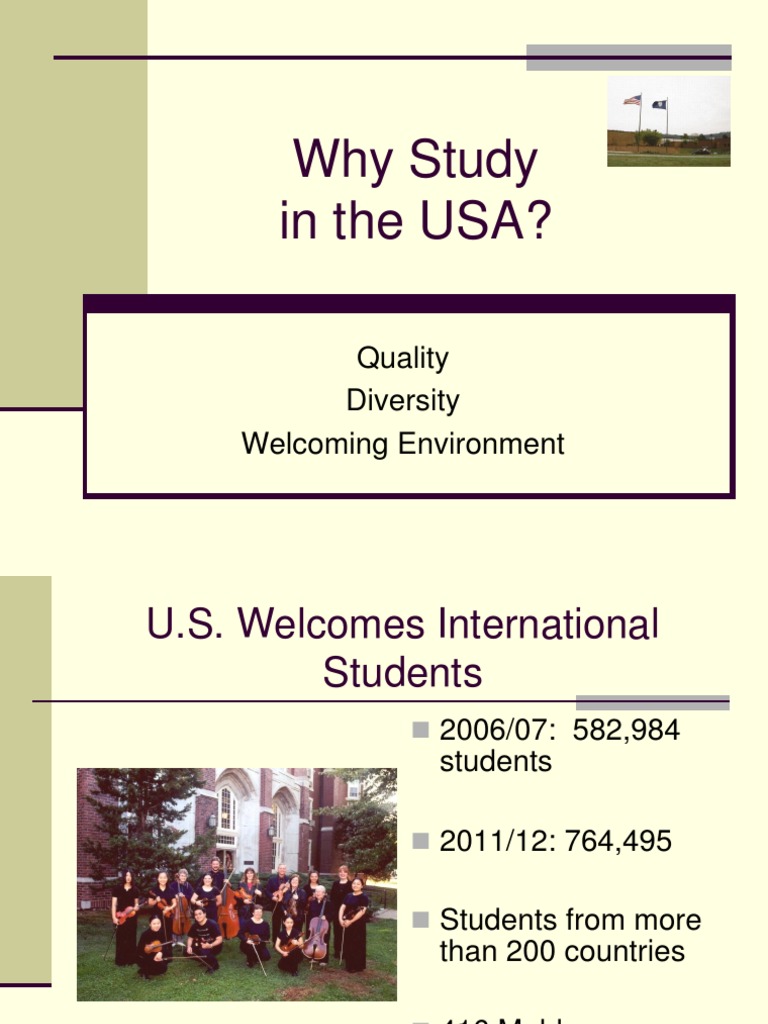 Why Study in The USA | PDF | College | University Of California