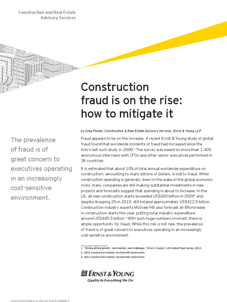 Construction Fraud 09 | PDF | Fraud | Risk