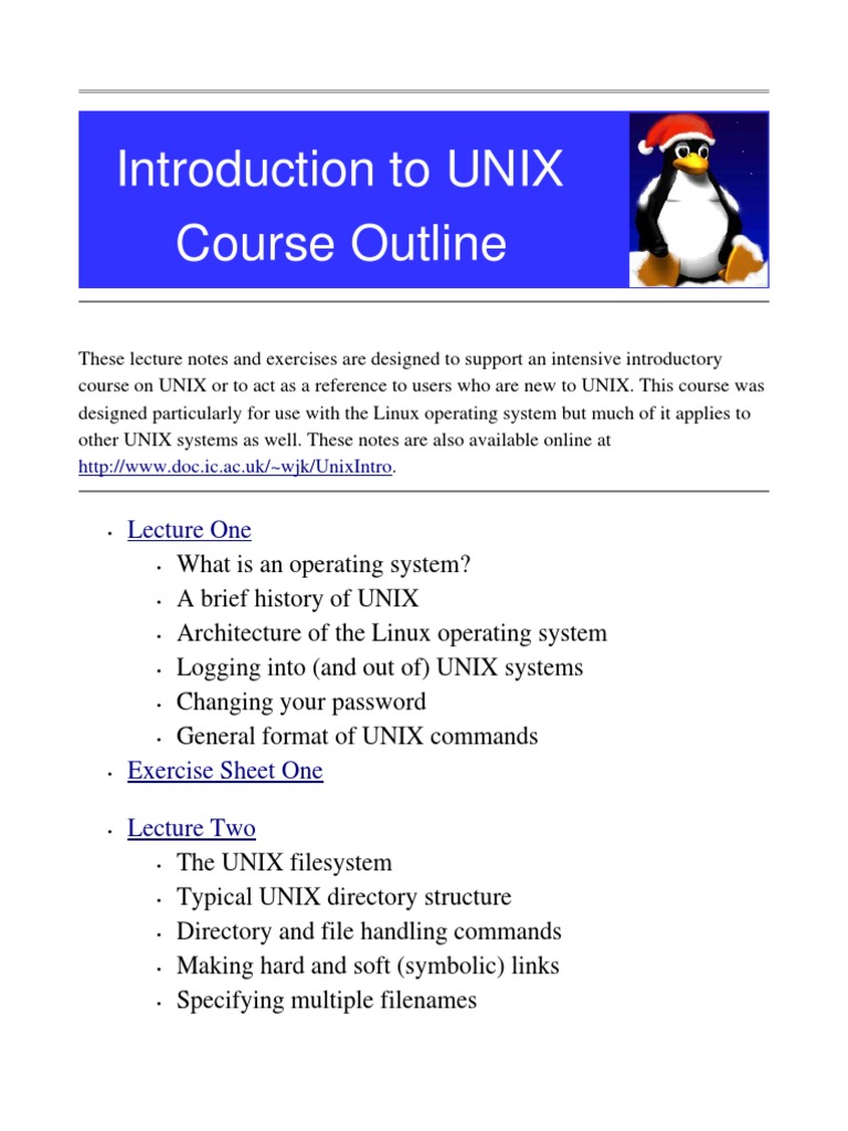 Introduction To Unix With Linux Pdf Operating System Command Line Interface