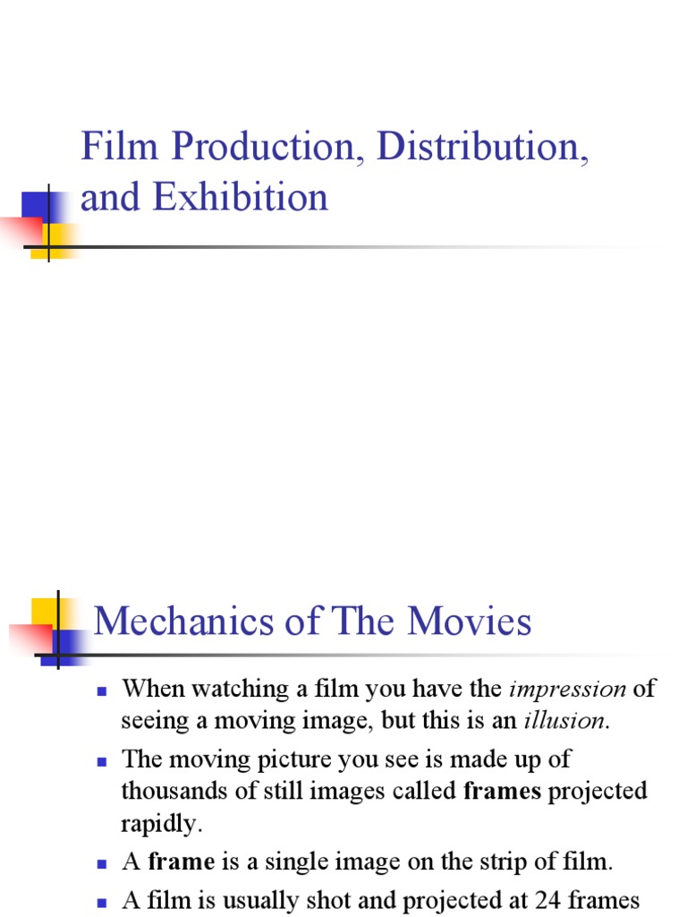 Film Production, Distribution, and Exhibition | PDF | Filmmaking | Plot ...