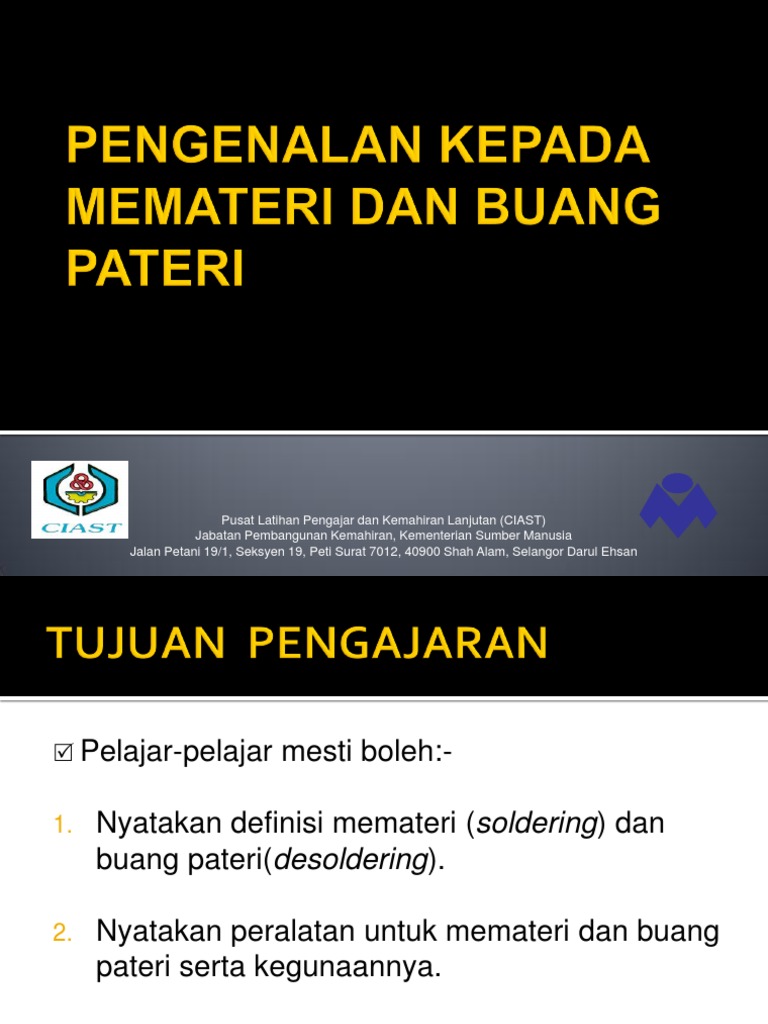 Langkah-Langkah Memateri | PDF