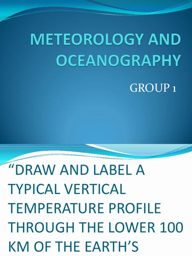 Atmospheric Temperature Profile Overview | PDF | Atmosphere Of Earth ...