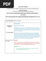 Spanish - Checkpoint A Lesson Plan - Transportation | PDF | Reading ...