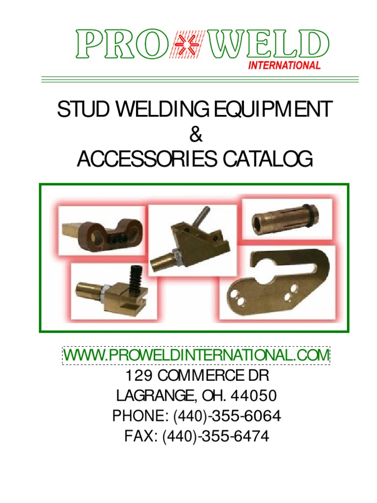 Pro-Weld Stud Welding Catalog | PDF | Welding | Construction