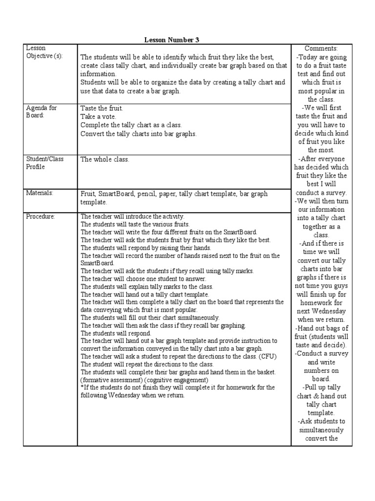First Grade - Fruit and Bar Graph | PDF | Chart | Homework