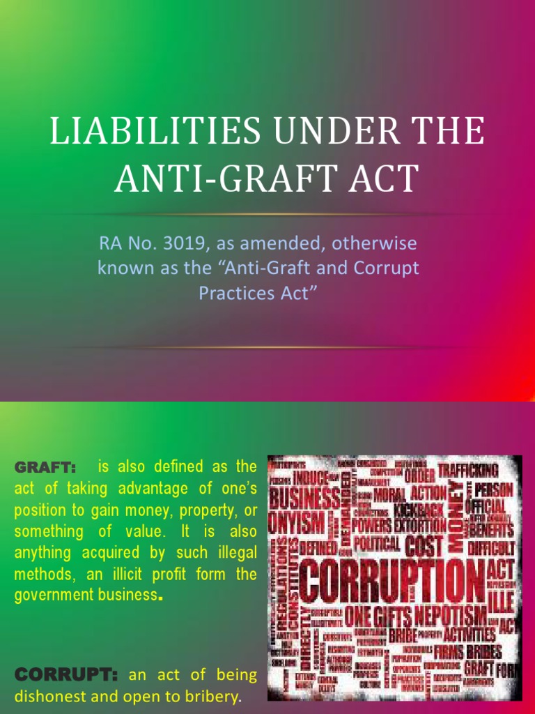 RA 3019 | Political Corruption | Politics