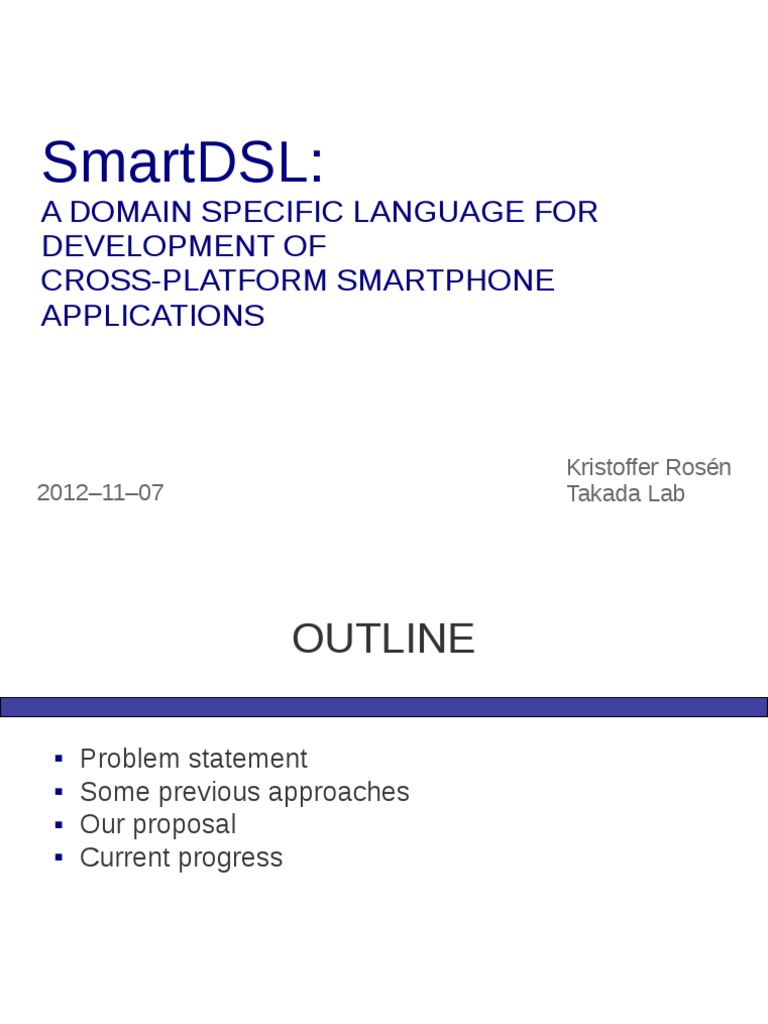 Master's Thesis Introduction | PDF | Cross Platform | Java (Programming Language)