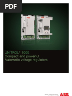 ABB Unitrol 6800 Brochure PDF | PDF | Electrical Grid | Electromagnetism