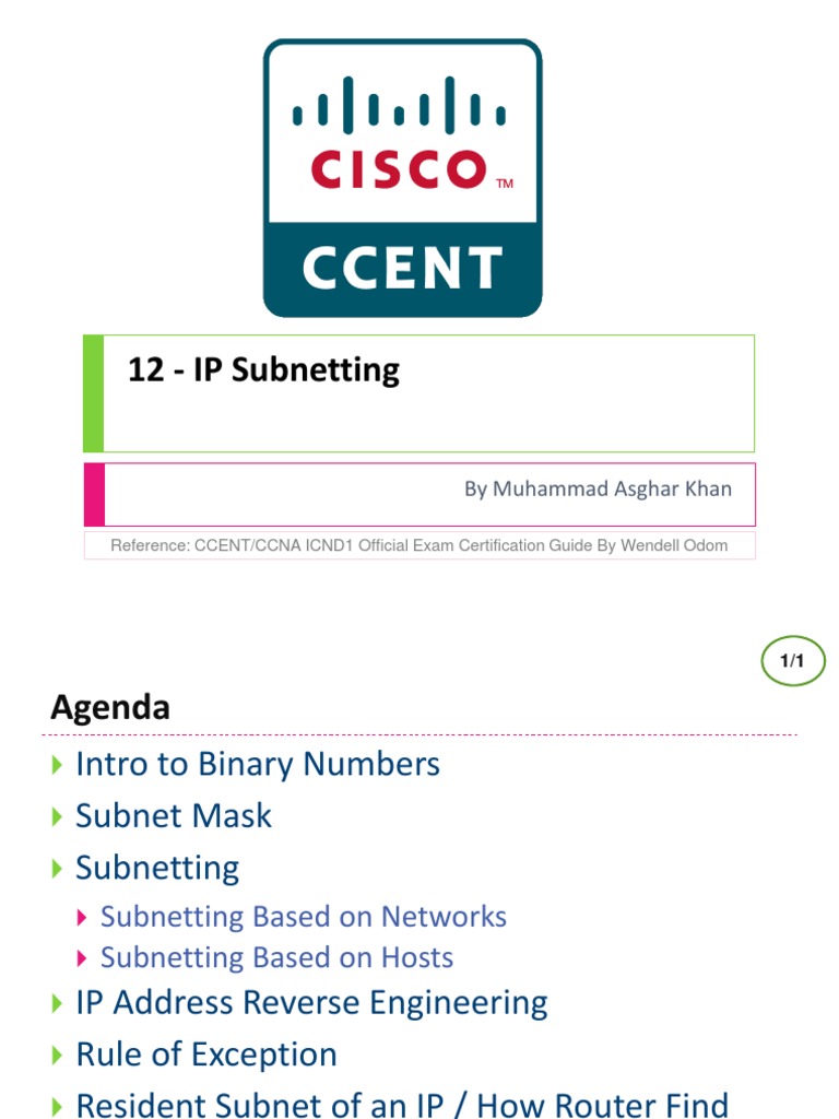 12 - IP Subnetting | PDF | Ip Address | Internet Architecture 12 - IP Subnetting | PDF | Ip Address | Internet Architecture