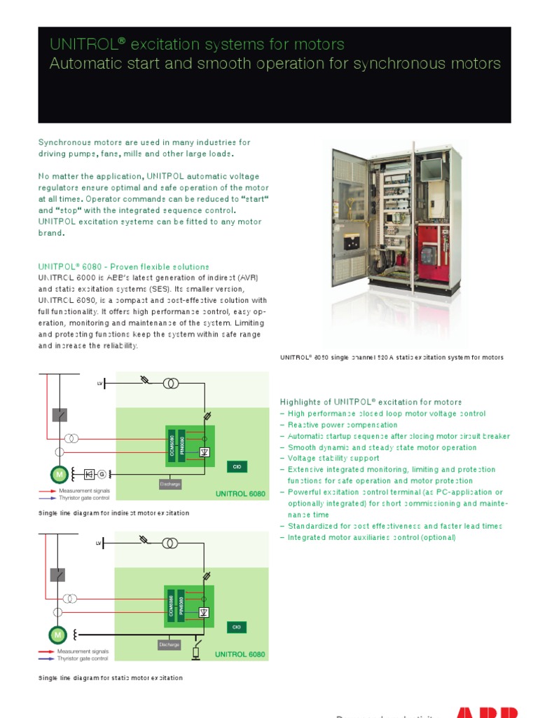 ABB Motor Excitation Flyer Lowres | Electrical Engineering ...