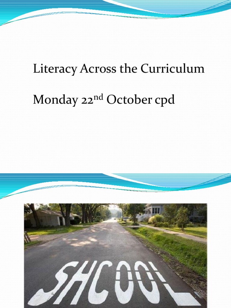 Literacy Across The Curriculum | PDF | Reading (Process) | Literacy