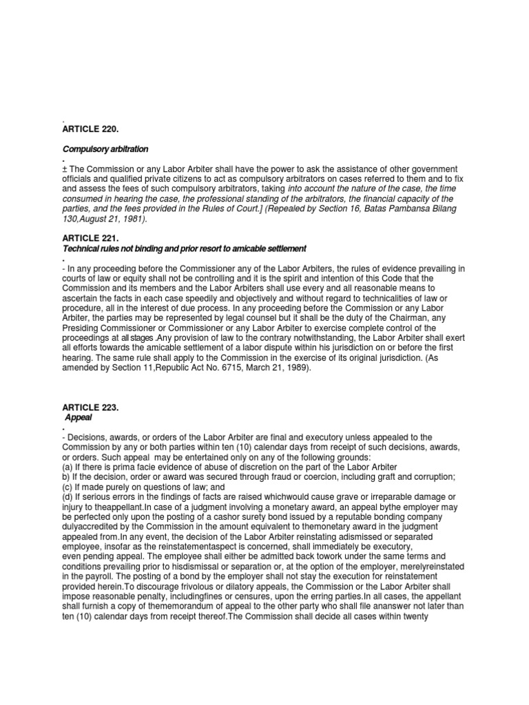 Article 220 | PDF | Arbitration | Virtue