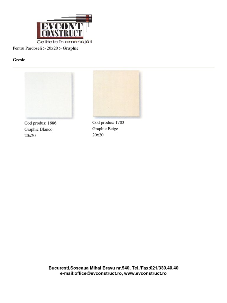 Ceramic Number Tiles Catalog | PDF