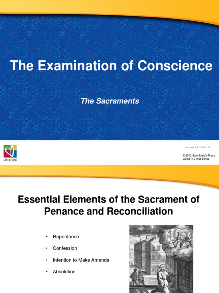 The Examination of Conscience | PDF