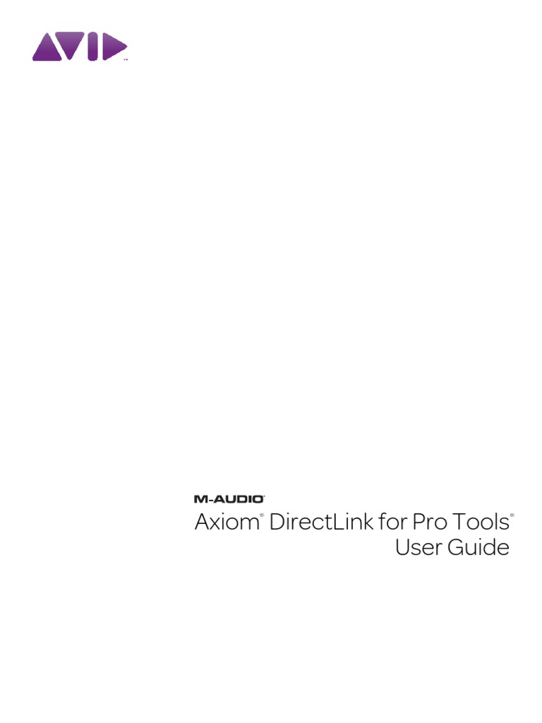 DirectLink For Pro Tools | PDF | Games & Activities | Computers