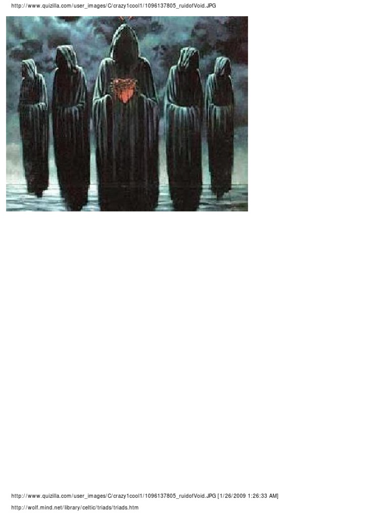 DRUID TRIADS: Virtues To Live by | PDF | Gaul | Celts