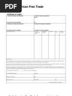 USMCA Certification of Origin Form | PDF