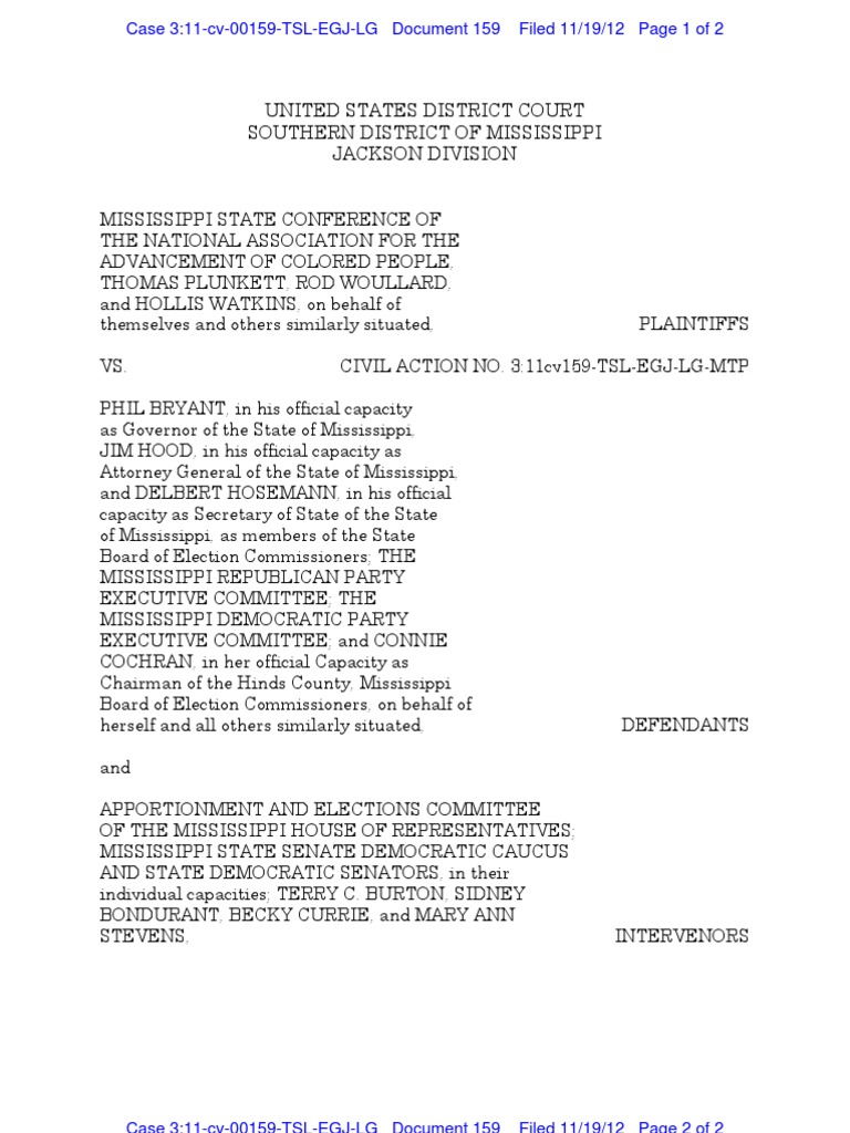 Legislative Redistricting Order | PDF