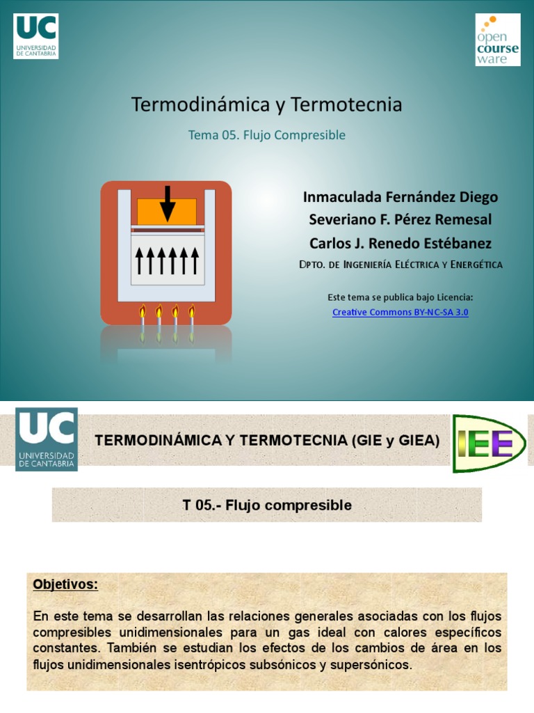 Flujo Compresible | PDF | Flujo compresible | Mecánica de fluidos