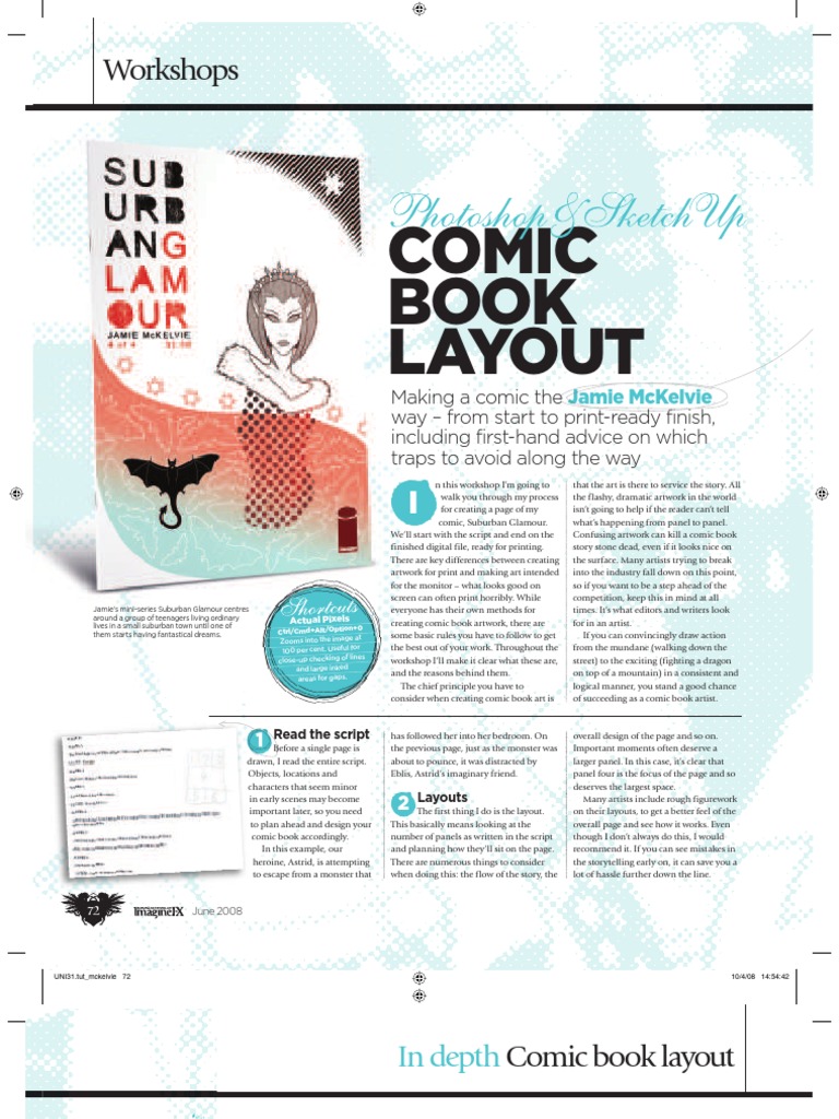 Photoshop & SketchUP - Comic Book Layout | PDF | Home & Garden