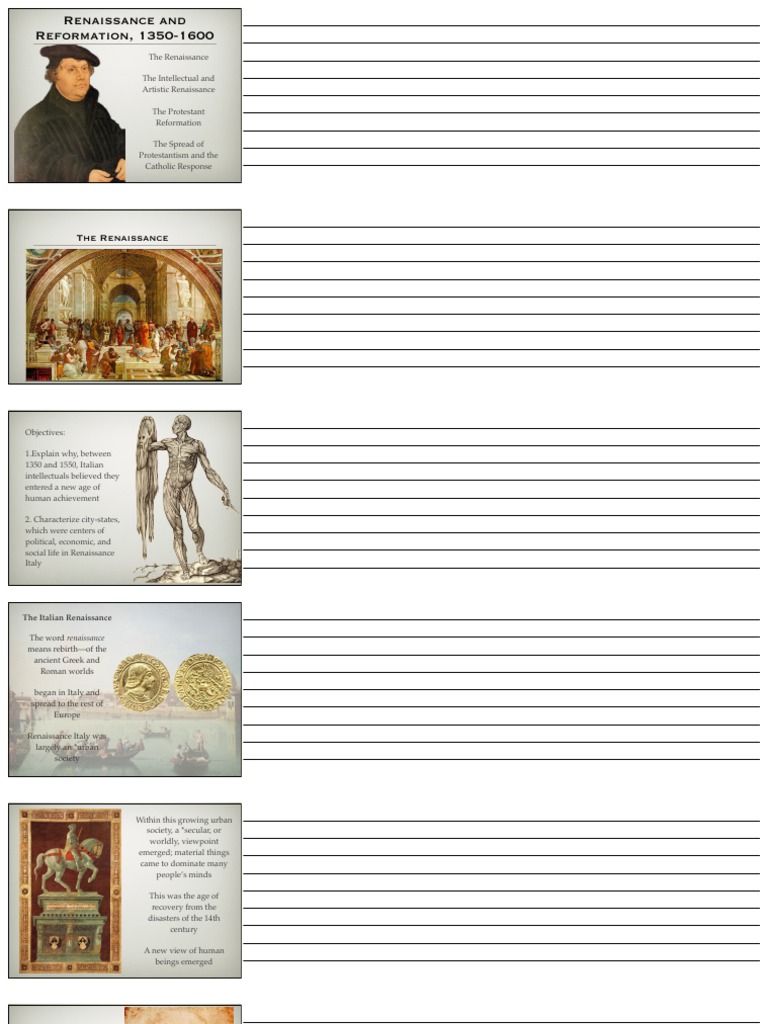 Chapter 12-Renaissance and Reformation | PDF | History