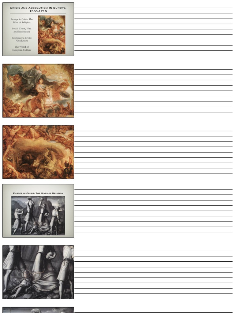 CHAPTER 14 - Crisis and Absolutism in Europe | PDF | Huguenot | Monarchy