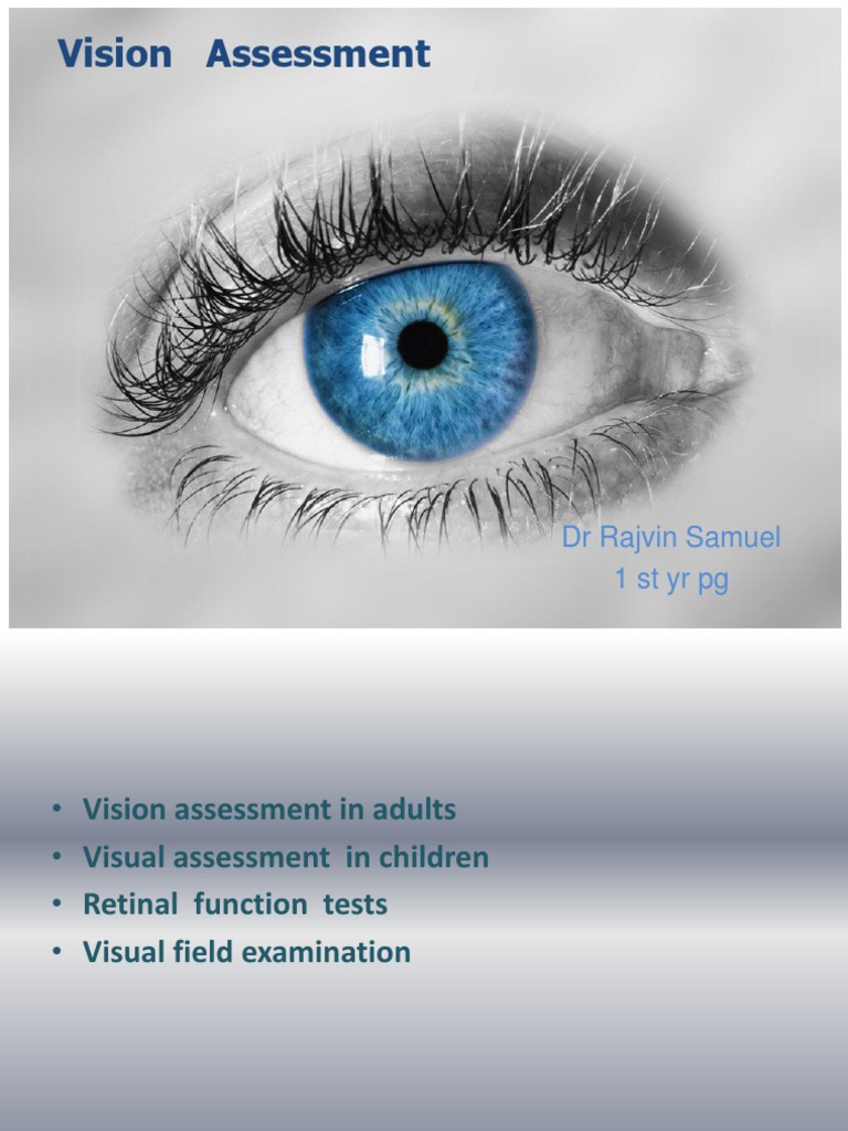 Vision Assessment | PDF | Visual Acuity | Contrast (Vision)