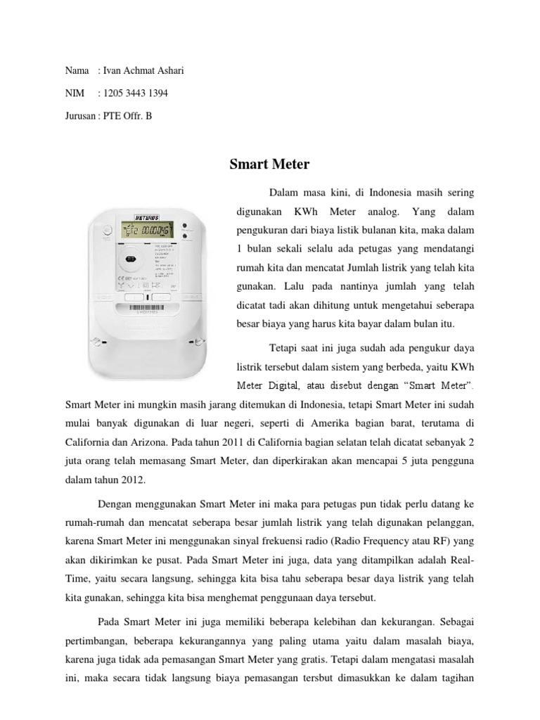 Smart Meter | PDF