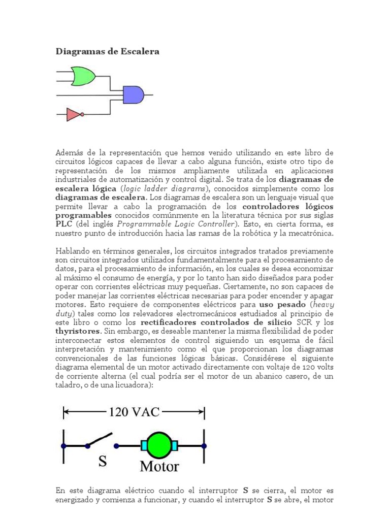 Logica Cableada y Logica Programada Para Plc