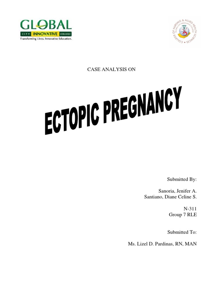 Ectopic Pregnancy Case Analysis | PDF