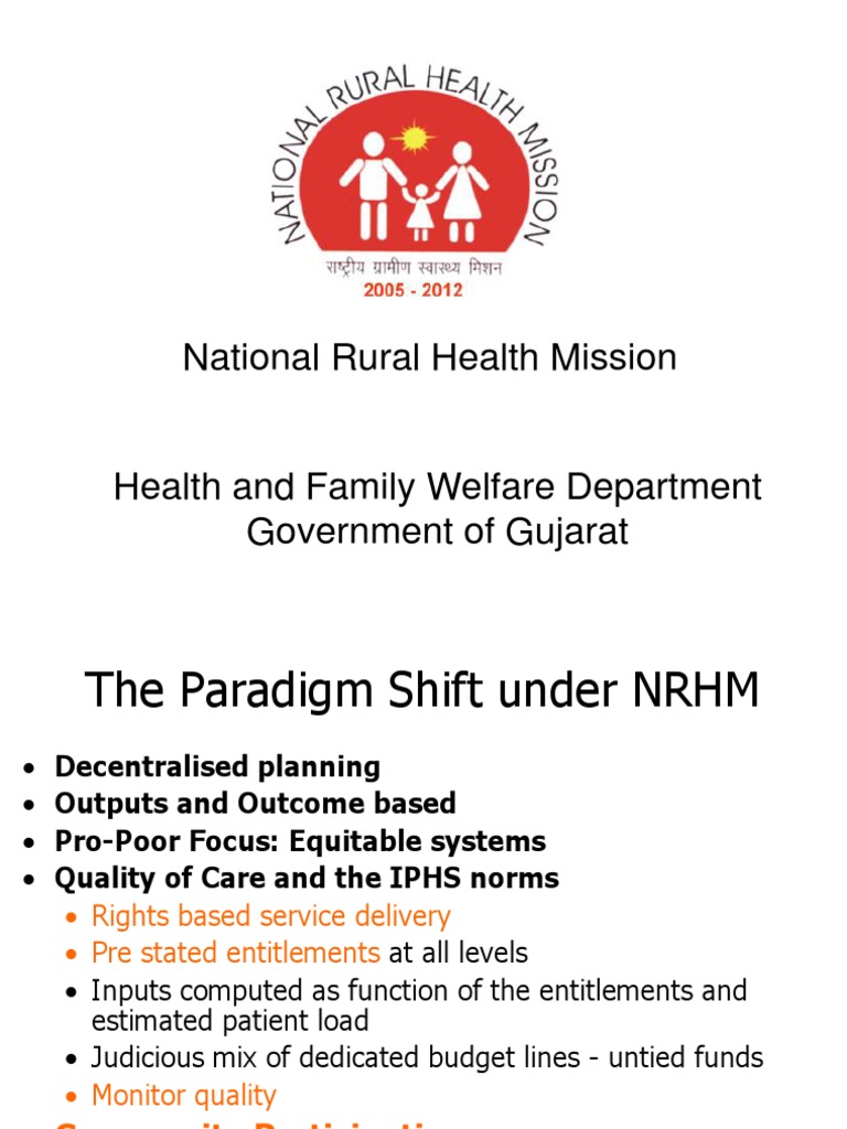 NRHM | PDF | Health Care | Health Sciences