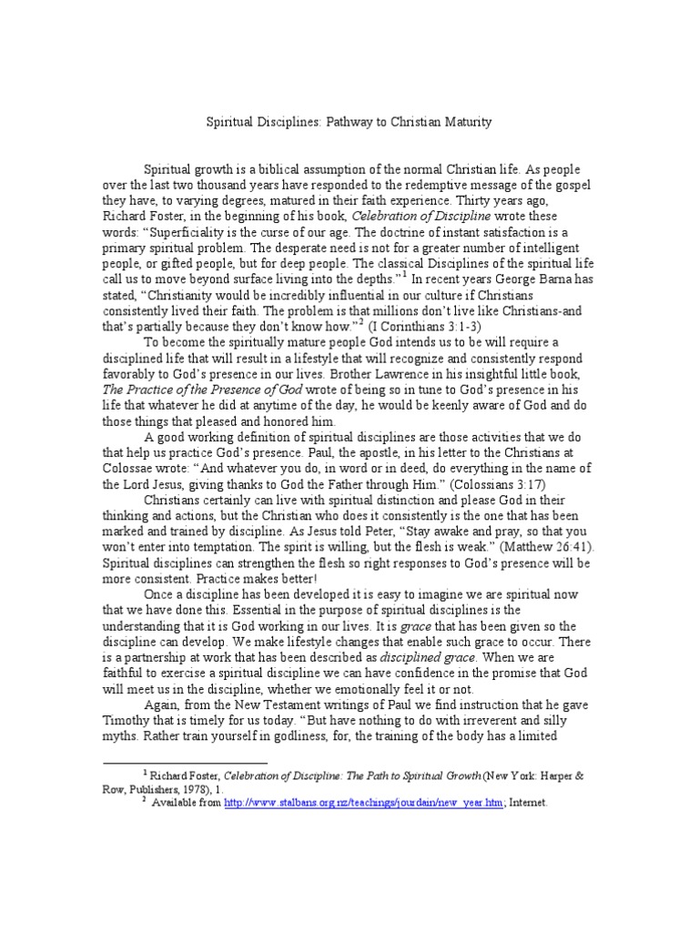Christian Spiritual Growth Guide | PDF | Lectio Divina | Religious ...