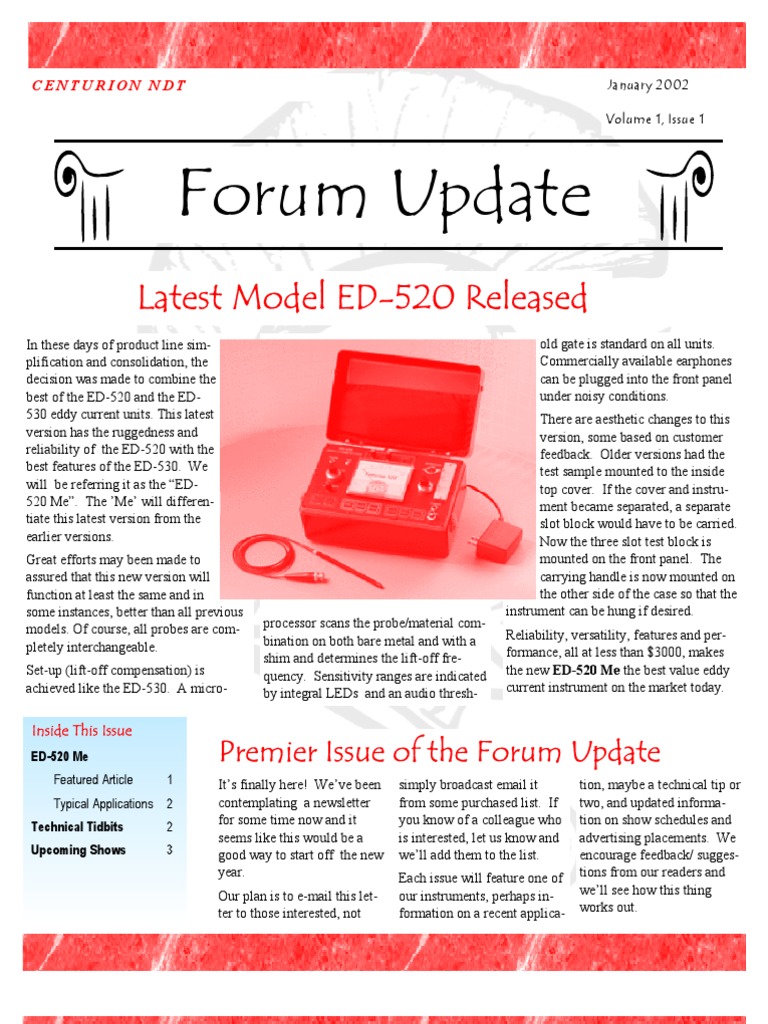Ed 520 | PDF | Nondestructive Testing | Electrical Connector