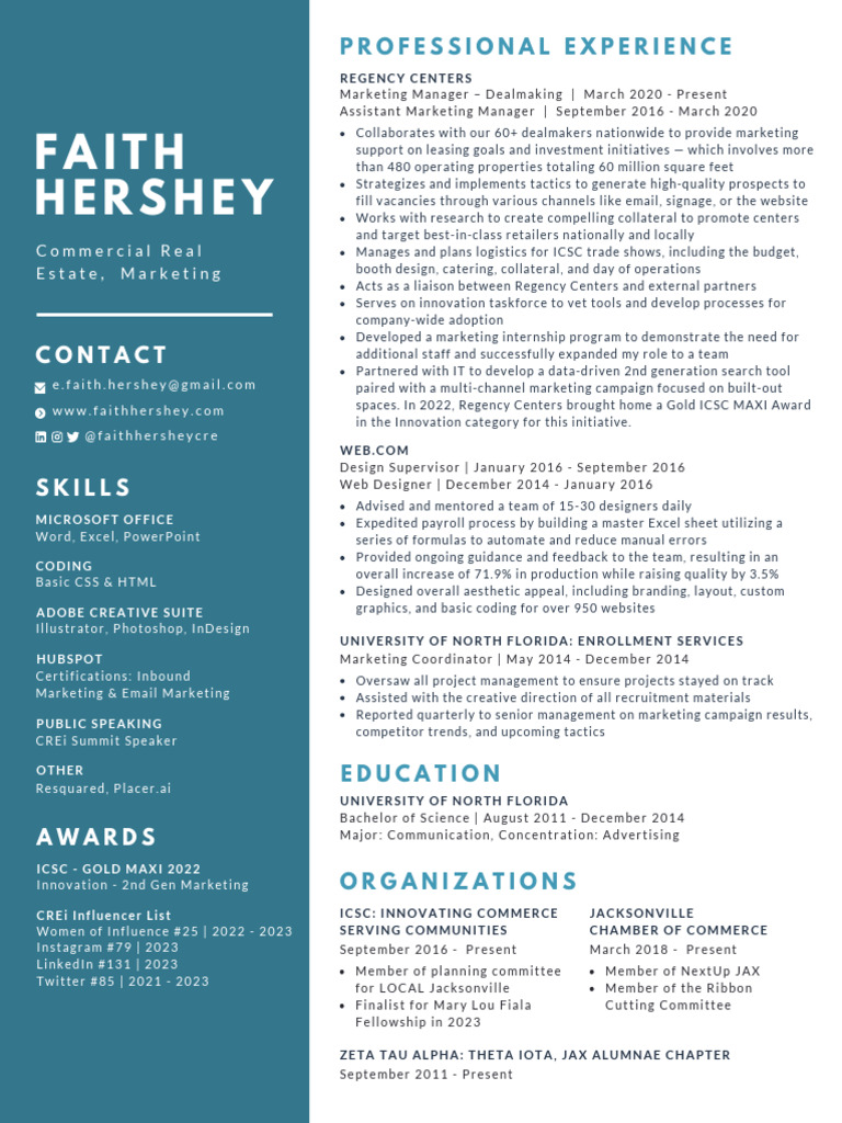 Faith Hershey Resume | PDF | Human Communication | Marketing