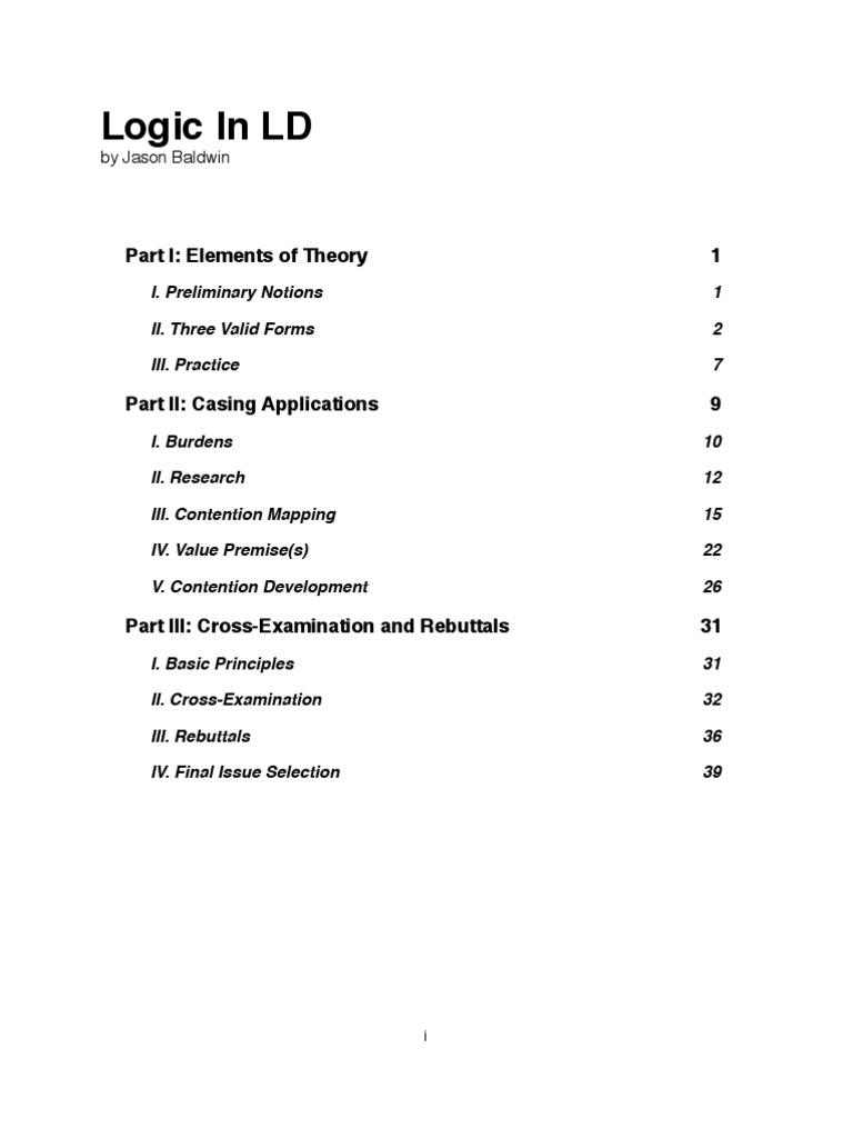 Logic in LD | PDF | Validity | Argument