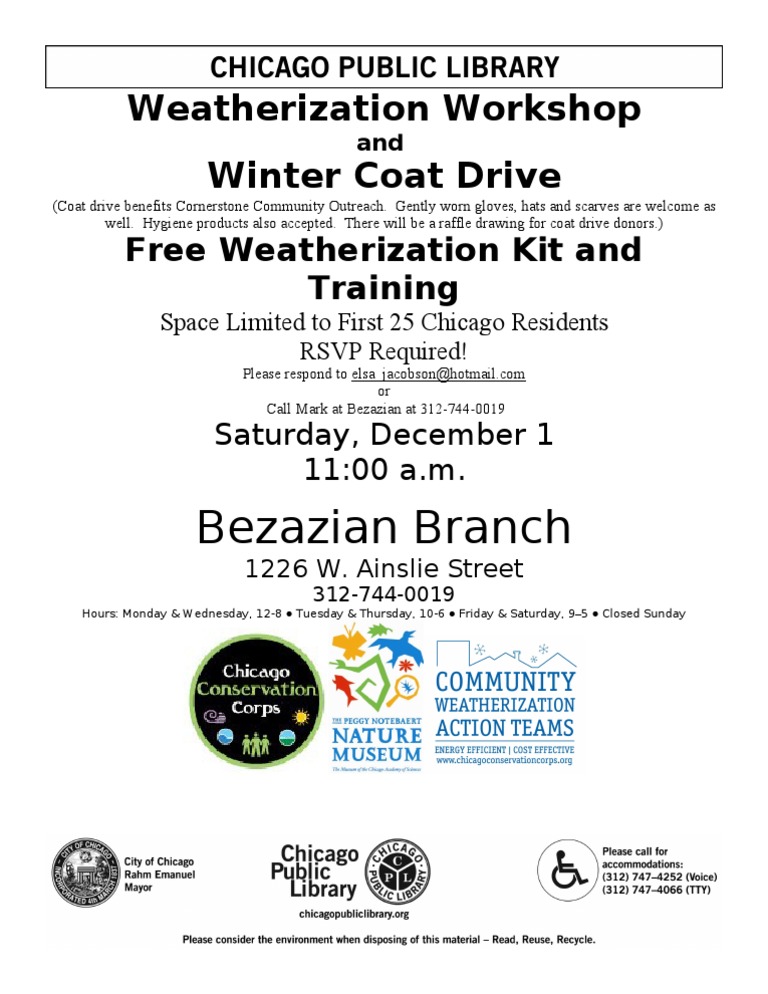 Weatherization Flyer Rev | PDF