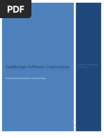 Cambridge Software Corporation | PDF | Economic Surplus | Profit ...