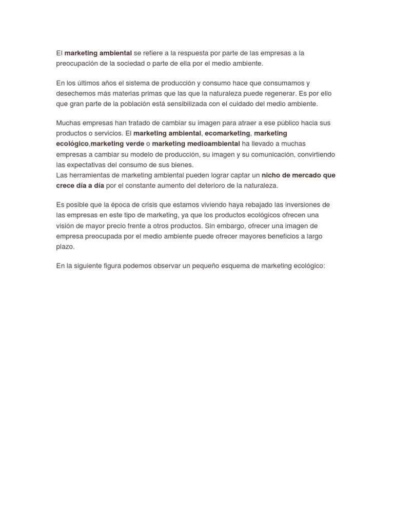 Marketing Ambiental | PDF