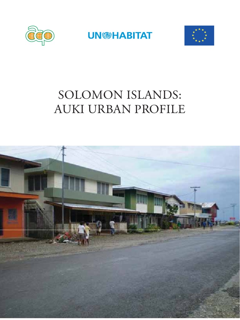 Solomon Islands: Auki Town Profile | Slum | Economic Development