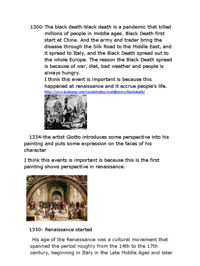 The Black Death | PDF | Michelangelo | Renaissance