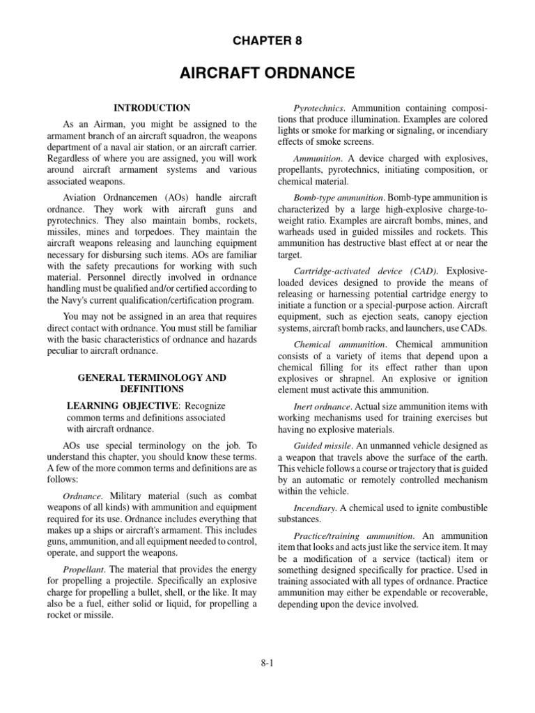 Aircraft Ordnance | PDF | Mach Number | Explosive Material