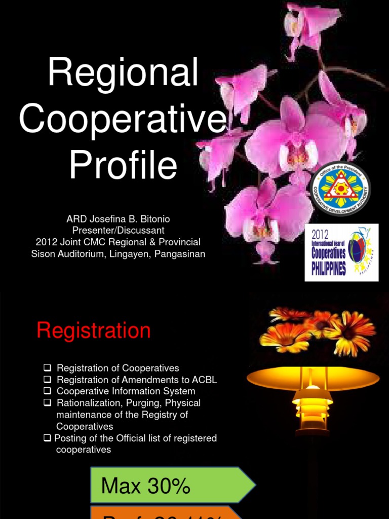 Regional Cooperative Profile | PDF | Cooperative | Government