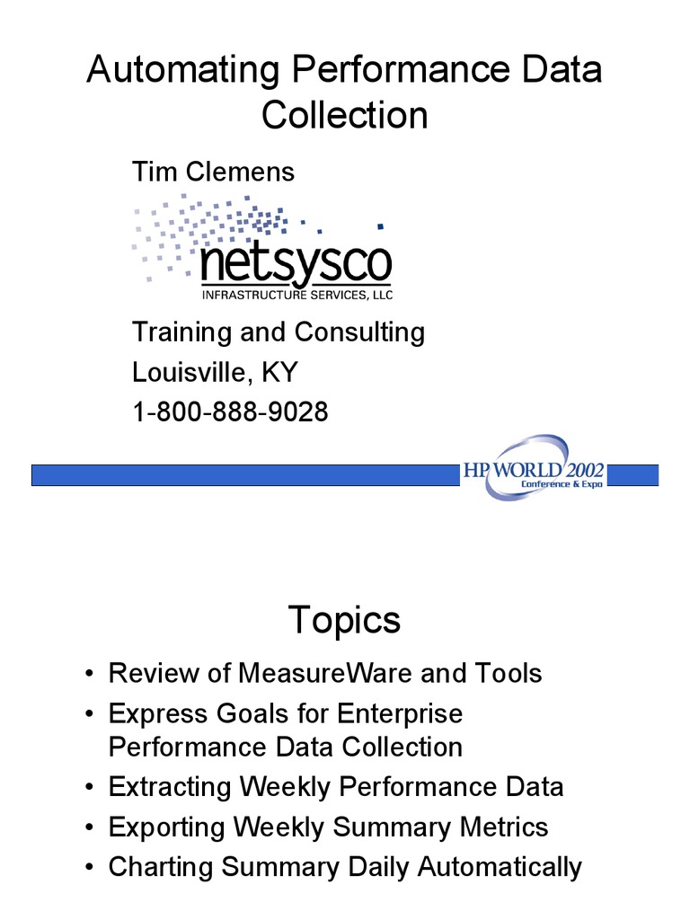 Automating Performance Data Collection: Tim Clemens | PDF | Cache (Computing) | Thread (Computing)