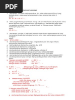 Contoh Soal Permutasi Siklis 1 | PDF