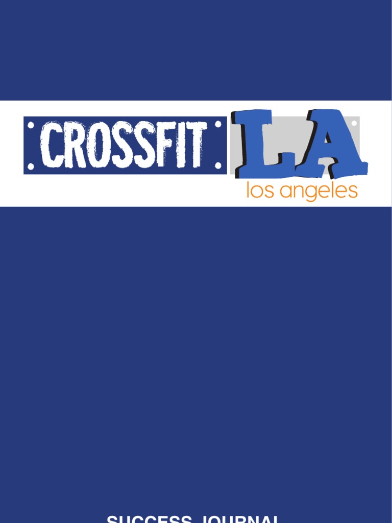 CrossFit Wod Tracking Journal | PDF | Meal | Dinner