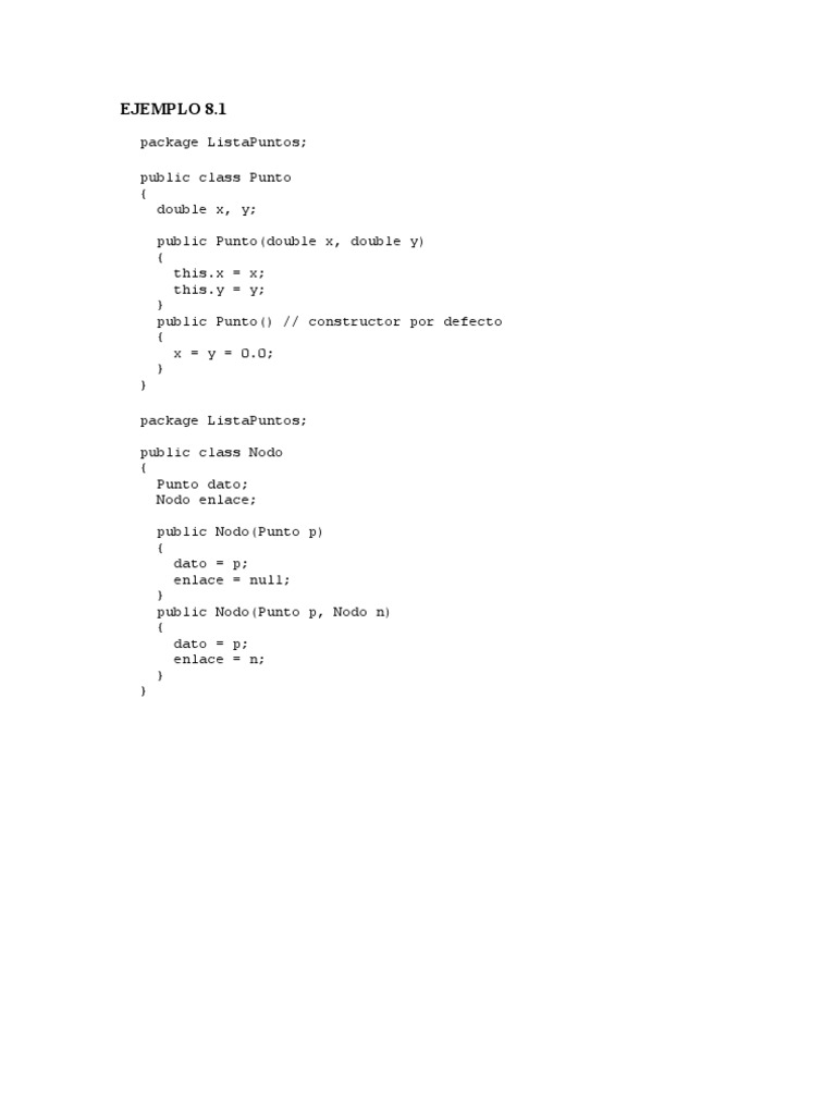 Java Listas | PDF | Informática teórica | Ciencias de la Computación